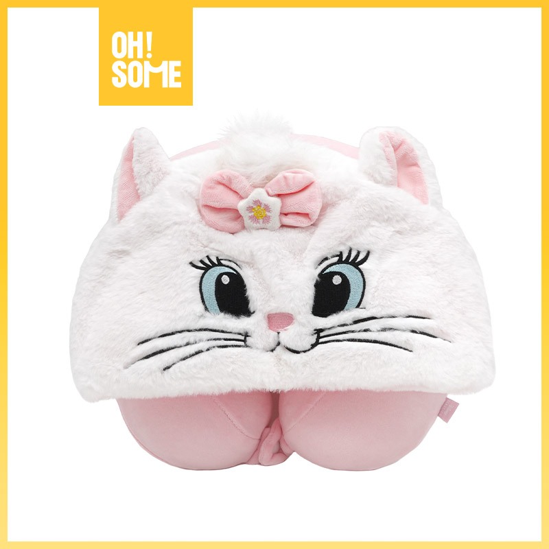 Jual [OHSOME x Disney] - Disney Mary Cat Series Hooded Memory Foam Neck ...