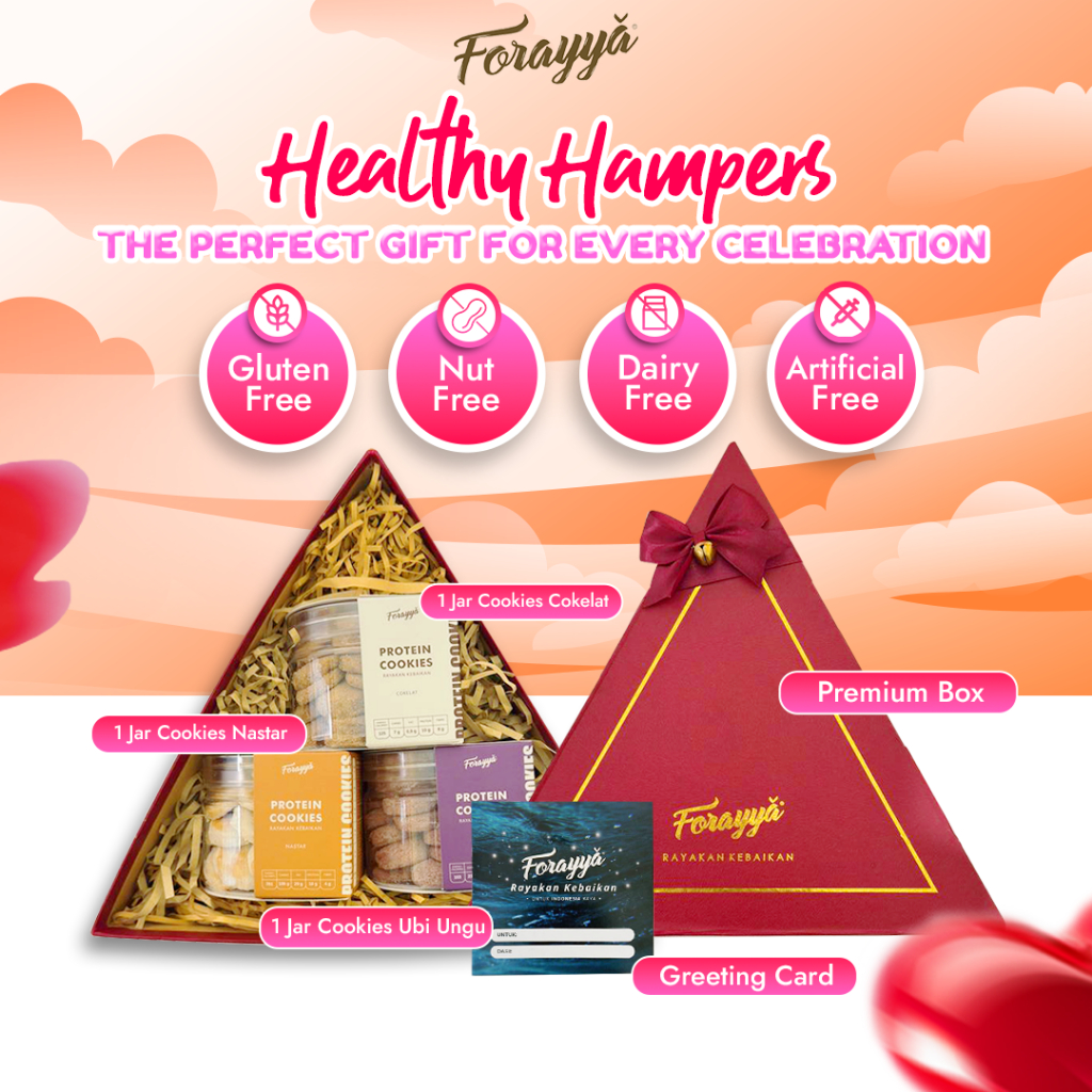 Jual Forayya - Healthy Gift Hampers | Hampers Sehat Premium Cookies ...