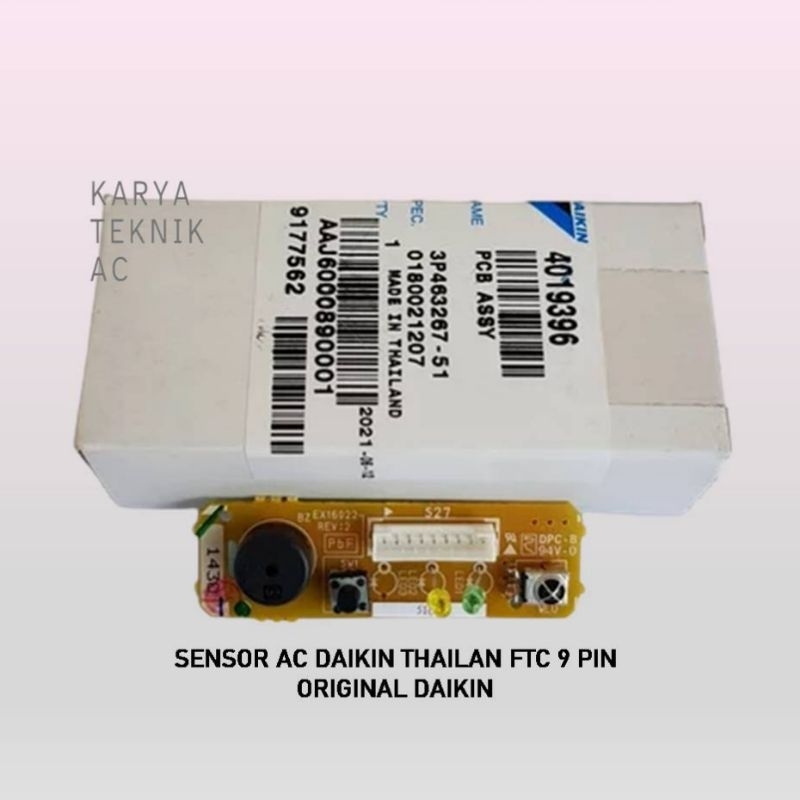 Jual SENSOR AC DAIKIN THAILAND FTC 9 PIN ORIGINAL DAIKIN | Shopee Indonesia
