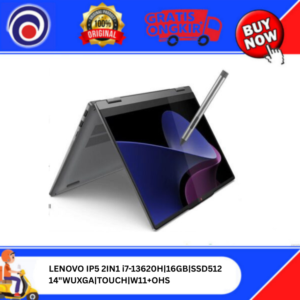 Jual LENOVO IP5 2IN1 i7-13620H|16GB|SSD512|14"WUXGA|TOUCH|W11+OHS ...