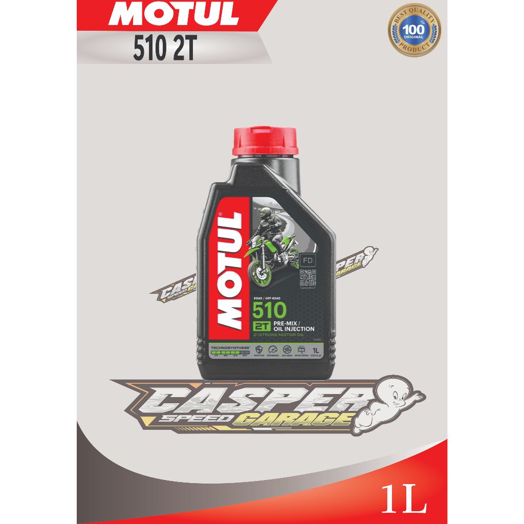 Jual MOTUL 510 2T PRE-MIX / OIL INJECTION 2-STROKE MOTOR OIL (1000ml) 1 ...