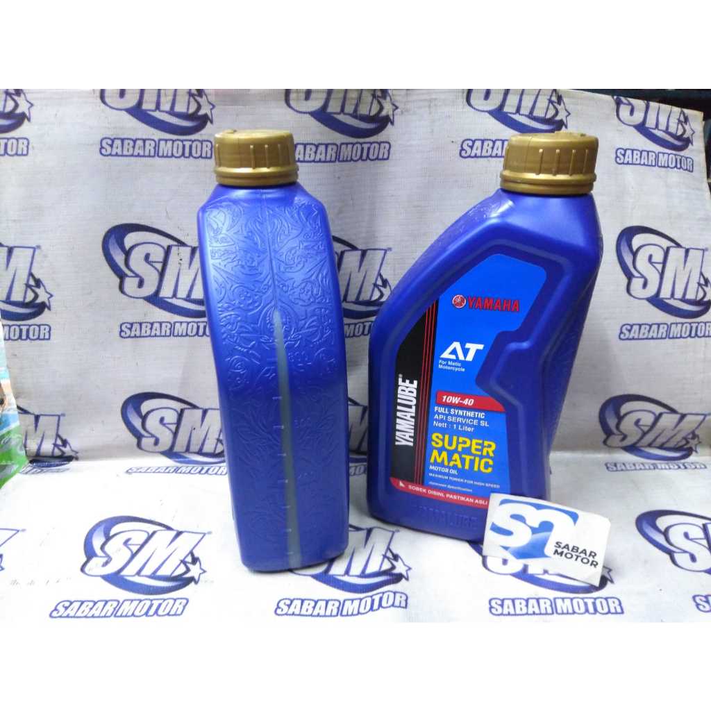 Jual Oli Yamalube Super Matic 10W-40 1 Liter - Oli Nmax - Oli yamaha ...