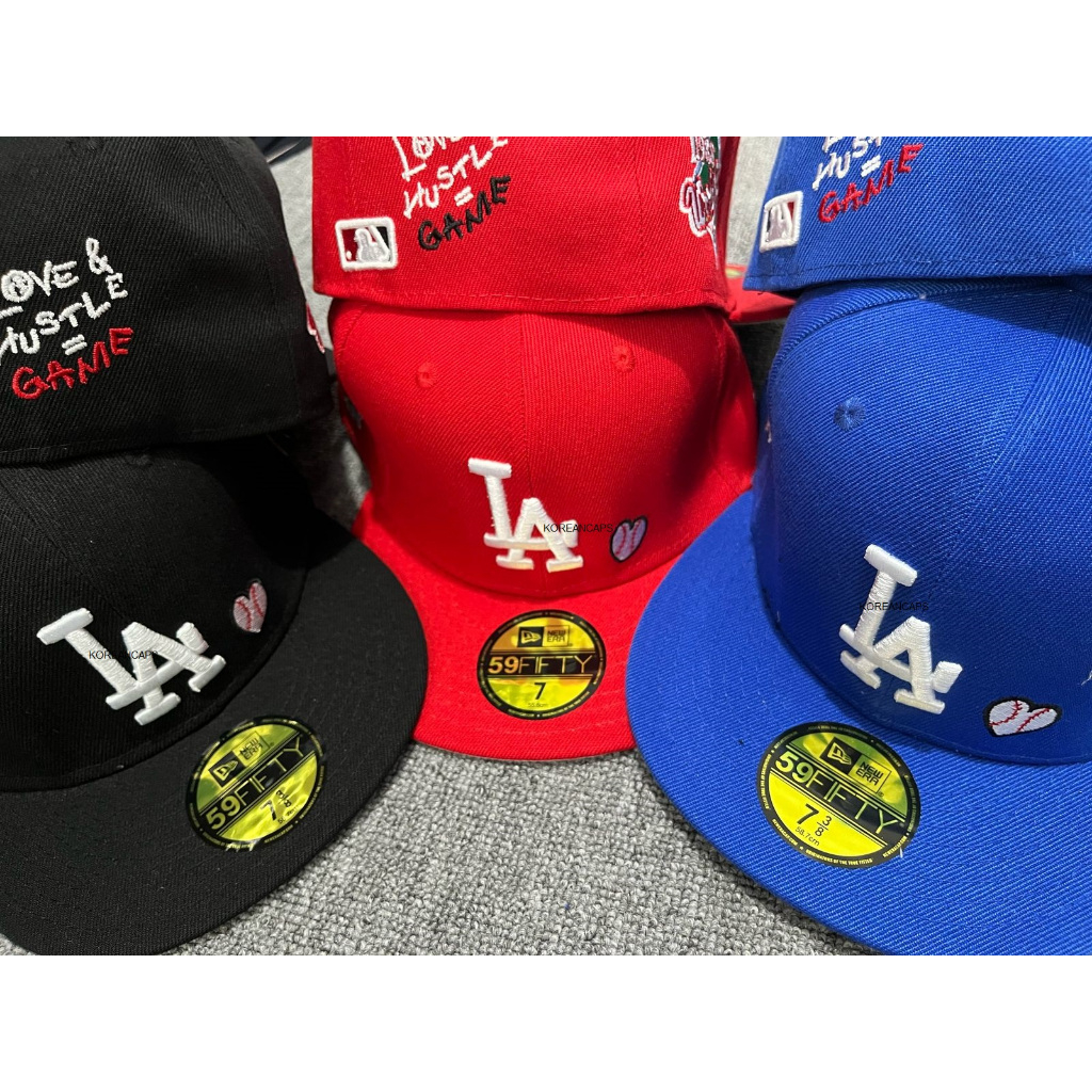 Jual Topi Snapback Fitted LA Blue Red Black White Love World Series ...