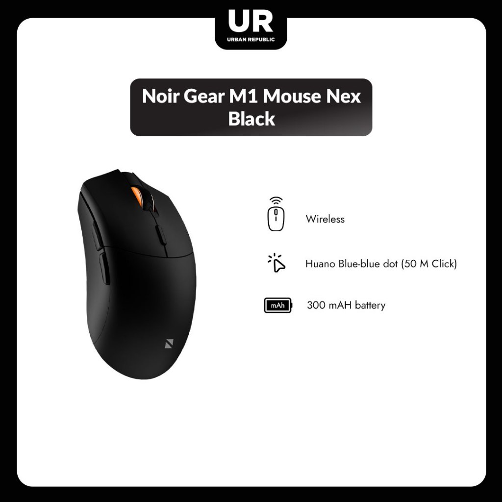 Jual Noir Gear M1 Mouse Nex - Black | Shopee Indonesia