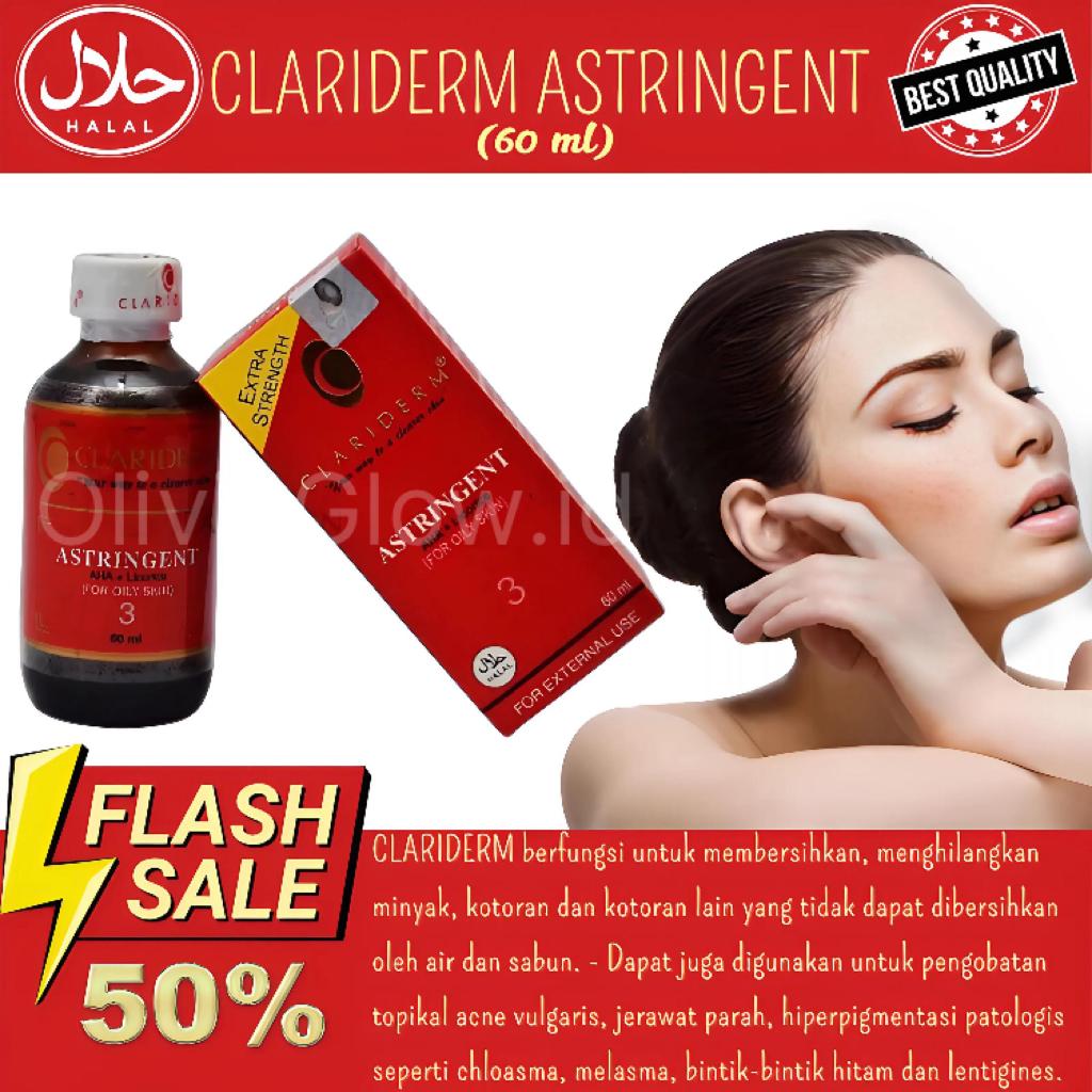 Jual Toner Clariderm Original Murah (2 PCS) | Shopee Indonesia