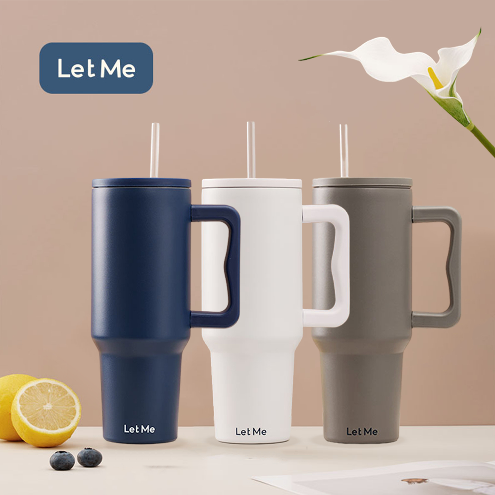 Jual Let Me Tumbler Flowstate Straw Cup 40oz - Botol Air Minum Thermos 1200ml Tahan Panas dan ...
