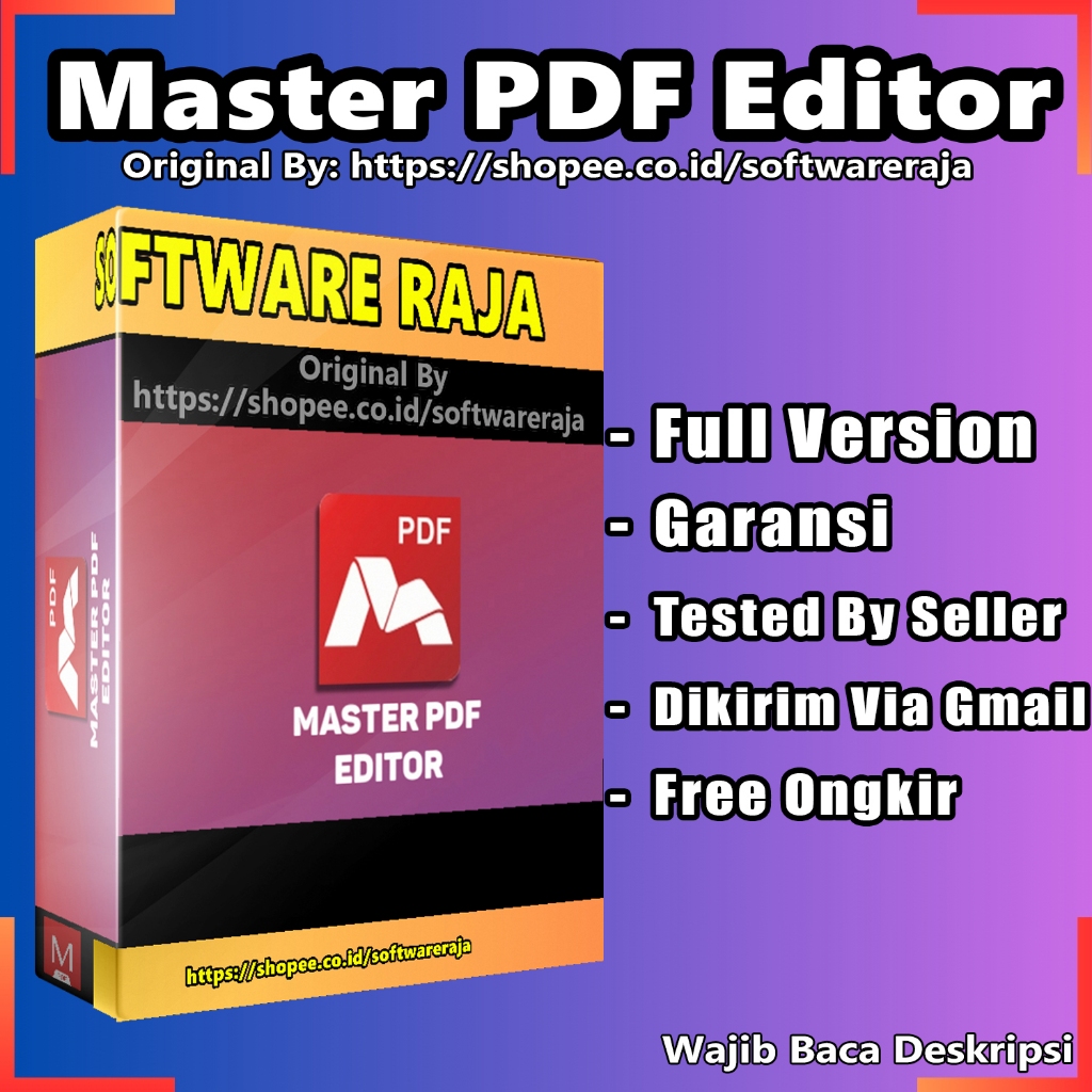 Jual Master Pdf Editor Pro Lifetime V5 (X64bit) | Shopee Indonesia