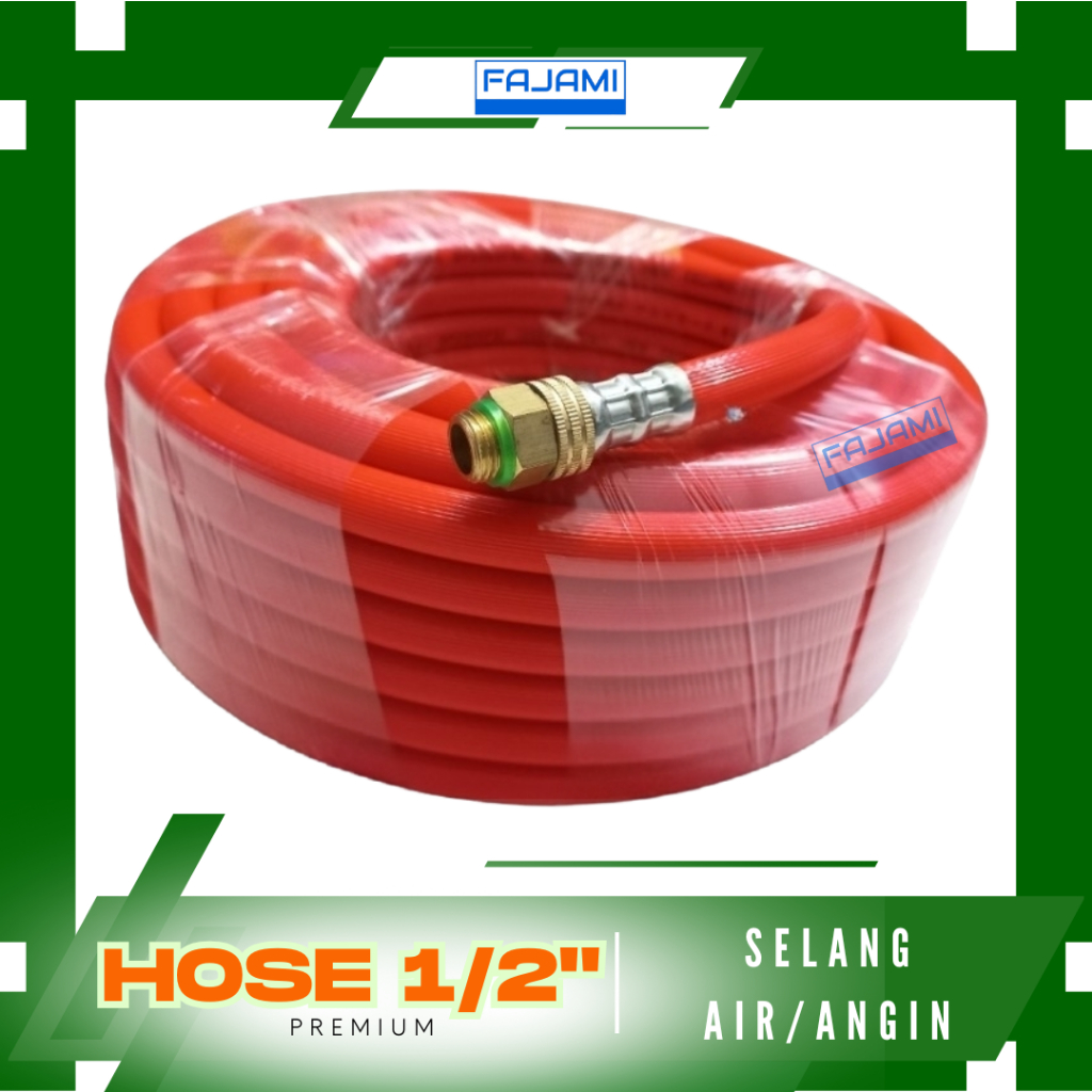 Jual Selang Kompresor Sumura Air/Angin 1/2" Inch 10meter / 20meter ...