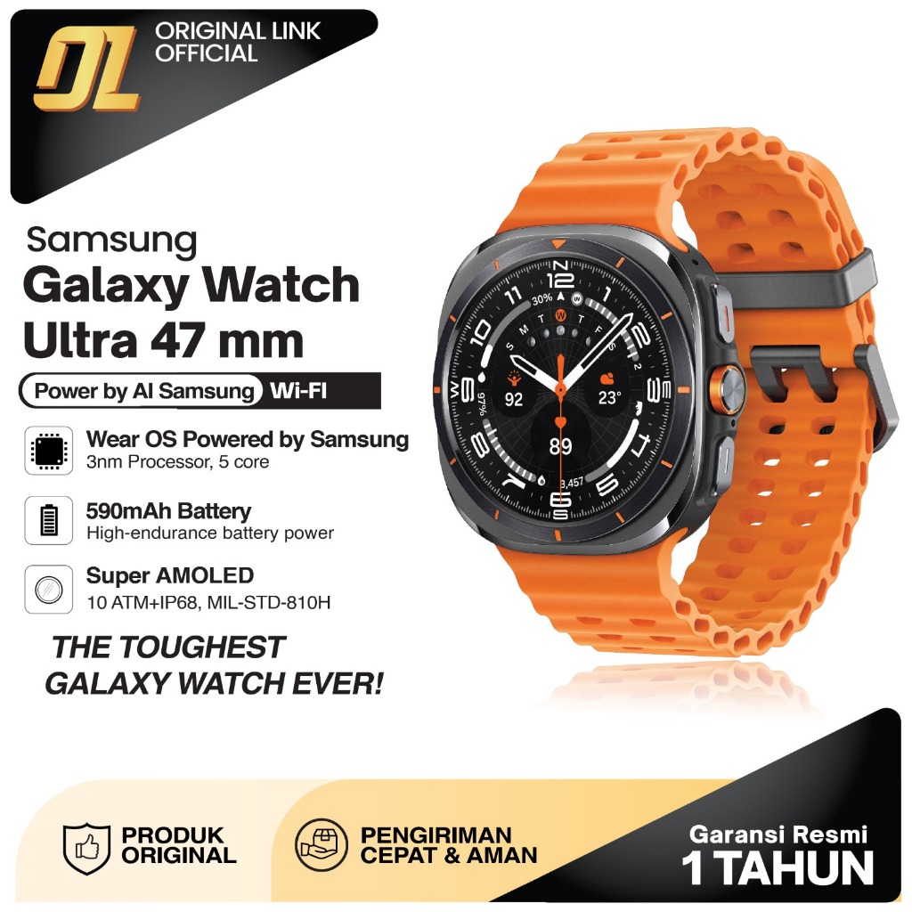 Jual Samsung Galaxy Watch Ultra 47mm Smartwatch Bluetooth Jam Tangan ...