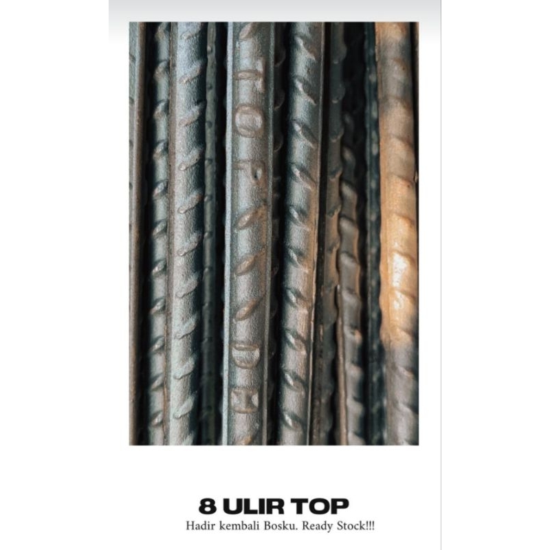 Jual besi beton 8mm ulir 12 meter | Shopee Indonesia