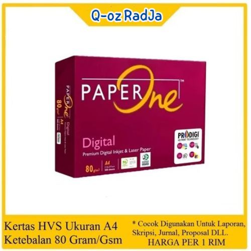 Jual Kertas HVS A4 80 gr Paper One * | Shopee Indonesia
