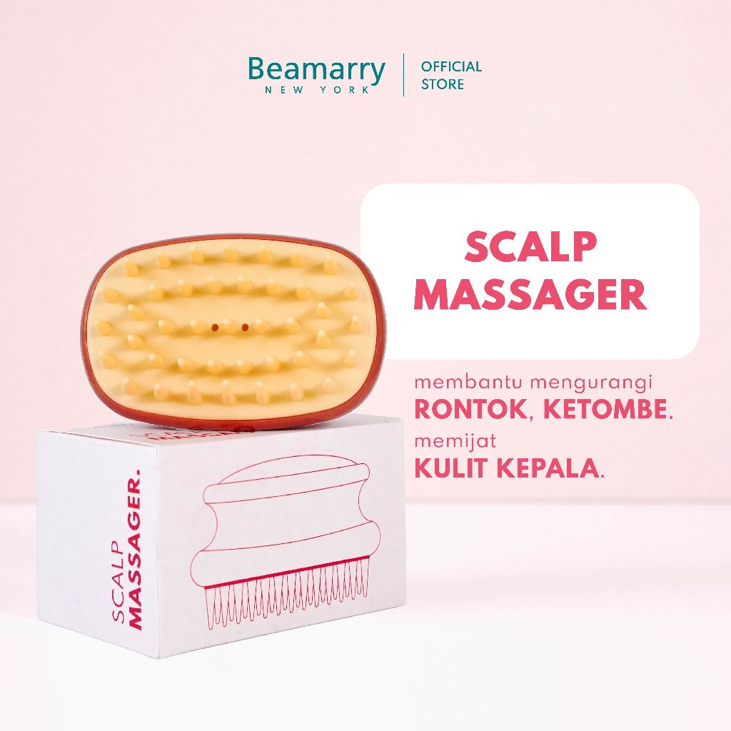 Jual Beamarry Hair Care | Scalp Massager | Sisir Keramas | Shopee Indonesia