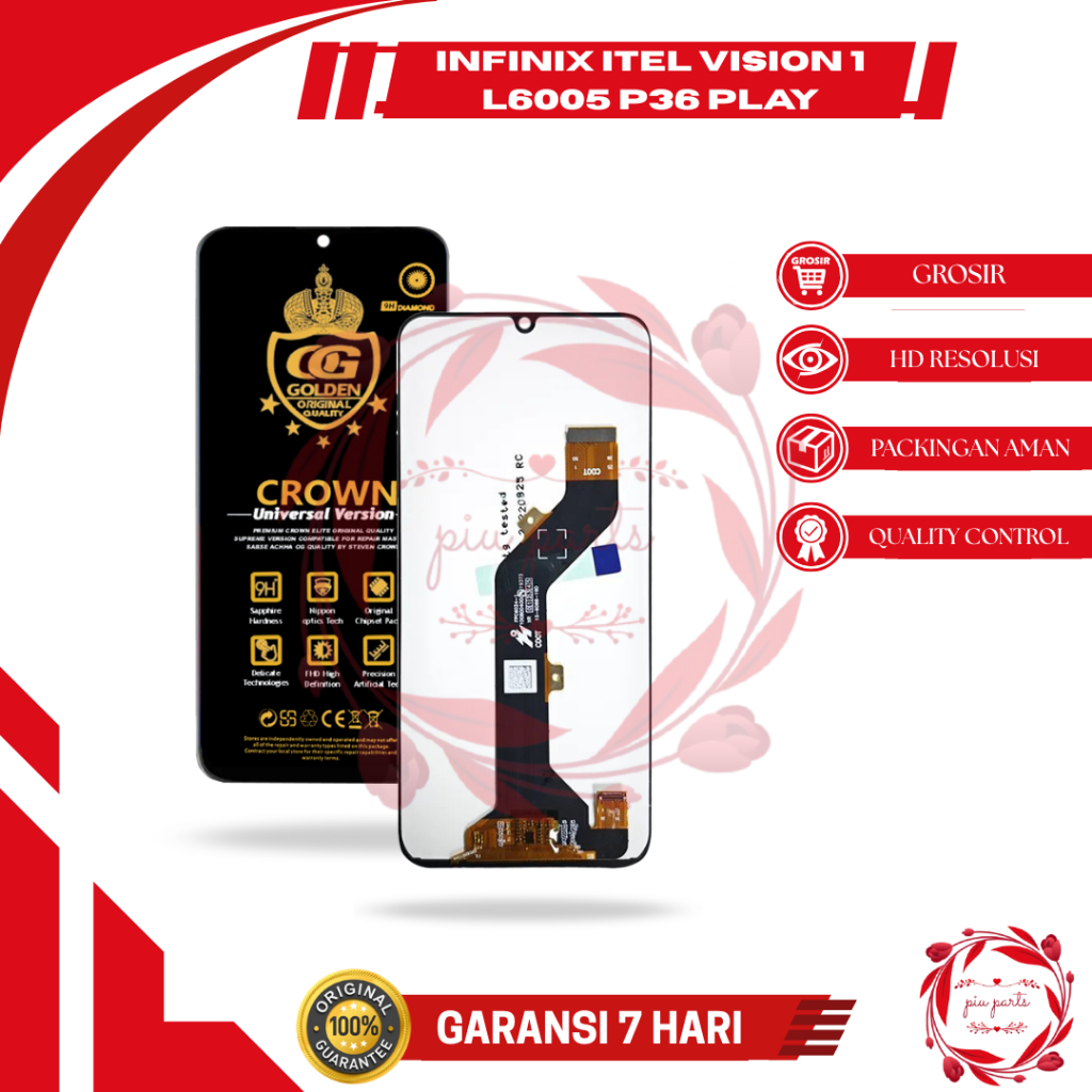 Jual LCD INFINIX ITEL VISION 1 / L6005 / P36 PLAY TOUCHSCREEN FULLSET ...