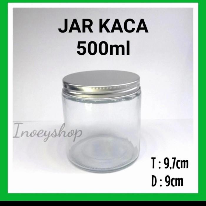 Jual Jar Toples Kaca Beling Bening Tutup Silver Aluminium Awet Kuat ...
