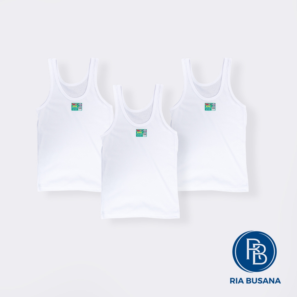 Jual Ria Busana - Agree Kids - Singlet Anak SD - SMP Unisex Polos Kaos ...