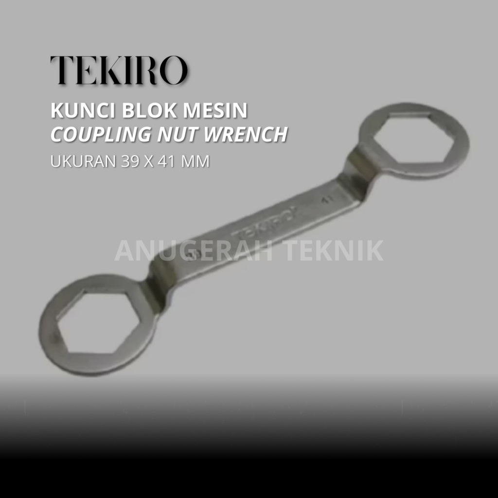Jual TEKIRO - KUNCI BLOK MESIN / COUPLING NUT WRENCH UKURAN 39 X 41 MM | Shopee Indonesia