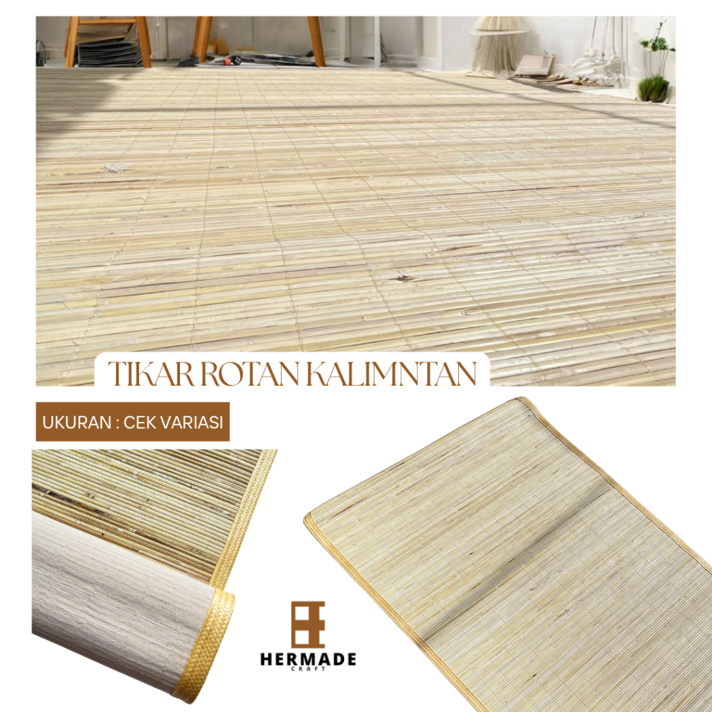 Jual Tikar Rotan Saburina Lampit Rotan Kalimantan | Shopee Indonesia