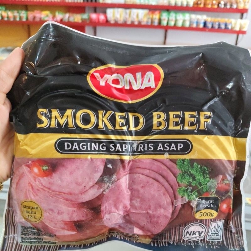 Jual Yona smoke beef slice sapi / ham sapi 500g | Shopee Indonesia
