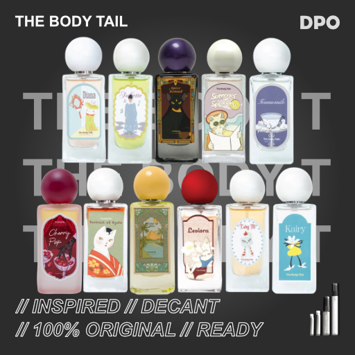 Jual [DECANT] THE BODY TAIL Cherry Pop Teamomille Lady M Kkairy Juliette Diana Potrait of Kyoto ...