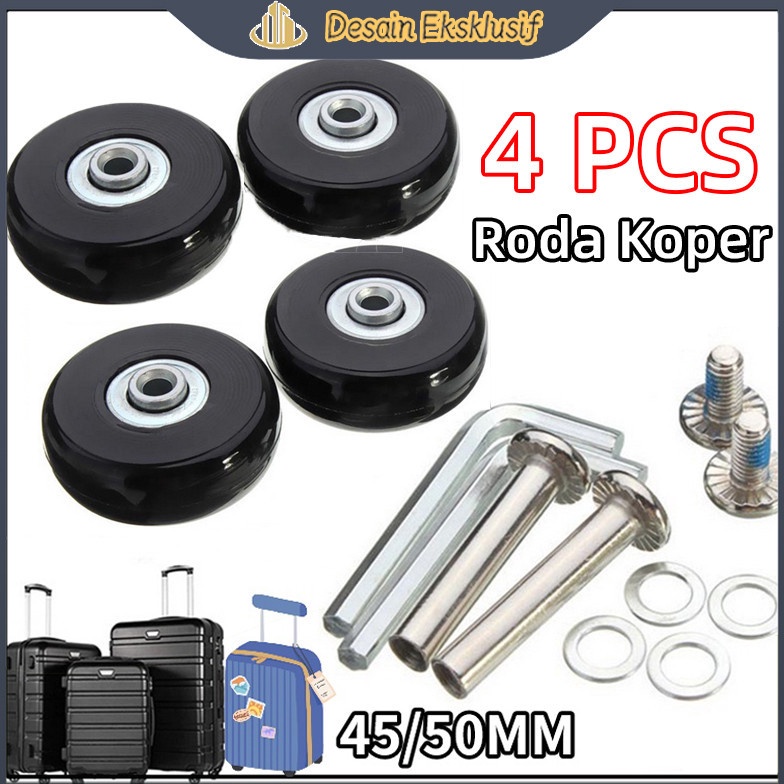 Jual KODE O73I 4Pcs Roda Koper Roda Putar 36 Roda Koper Viber Roda ...