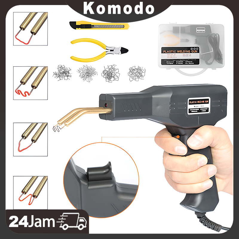 Jual welding gun Solder las plastik body bumper mobil / Lem Stapler ...