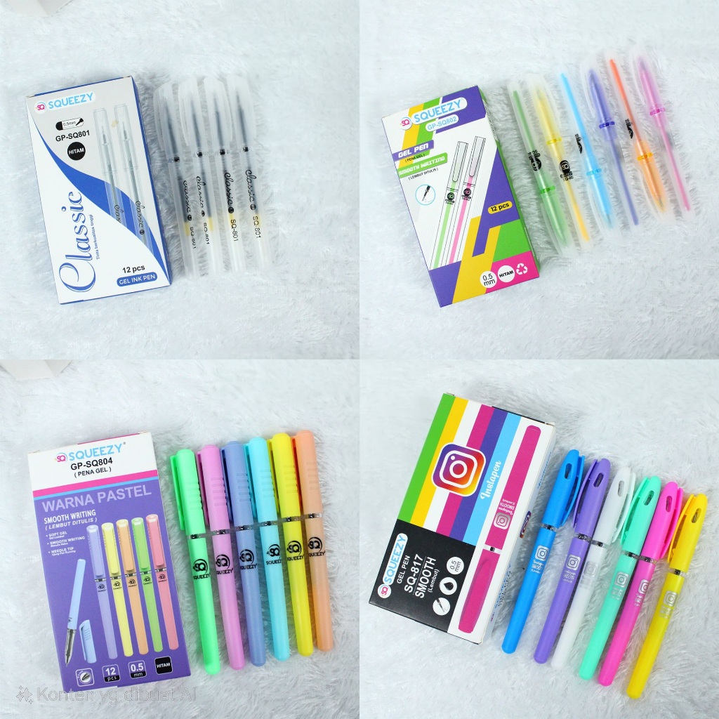 Jual 1 LSN / 12 Pcs Gel Pen iPen Apel | Shopee Indonesia
