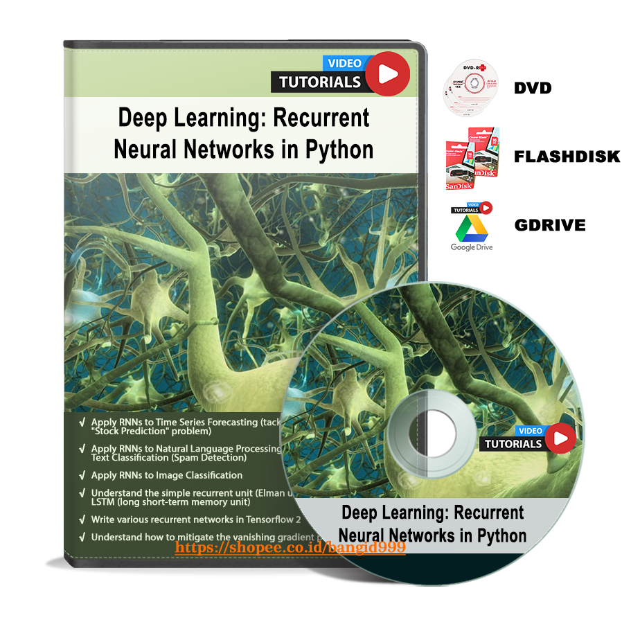 Jual VIDEO TUTORIAL Deep Learning Recurrent Neural Networks in Python | Shopee Indonesia