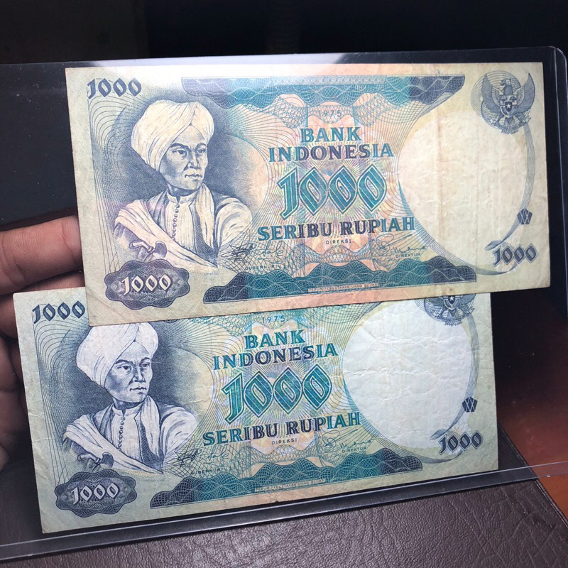 Jual Uang Kuno 1000 Diponegoro 75 Asli | Shopee Indonesia
