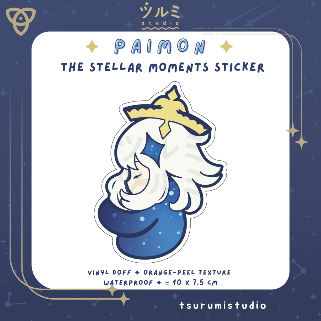 Jual Genshin Impact Paimon The Stellar Moments Album Sticker Fanmerch ...