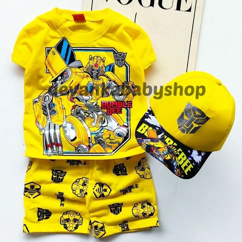 Jual BAJU ANAK COWOK BUMBLEBEE KEREN SETELAN ANAK LAKI LAKI MURAH BAHAN ...