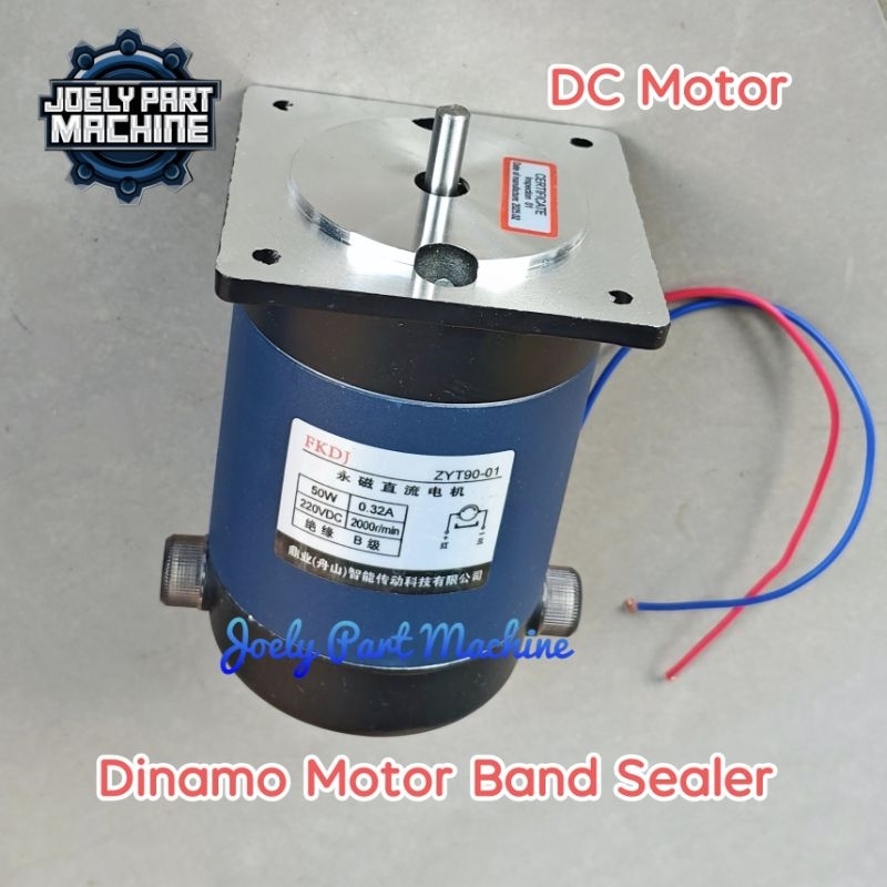 Jual Dinamo motor DC Mesin Continous Band Sealer FR800 FR900 2 Kabel ...