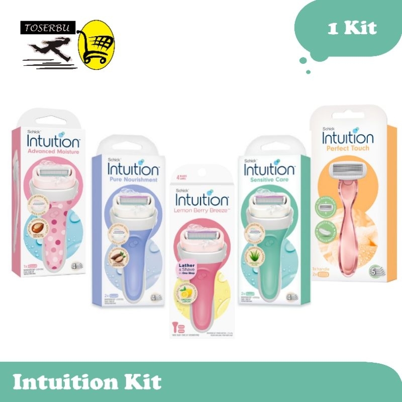 Jual SCHICK Intuition Kit Alat Cukur Moisture Nourishment Lemon ...