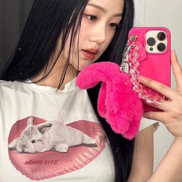 Jual BISA COD LOVE BUNNY BABY TEE Y2K BABY TEE CROP TOP TANK TOP Y2K ...