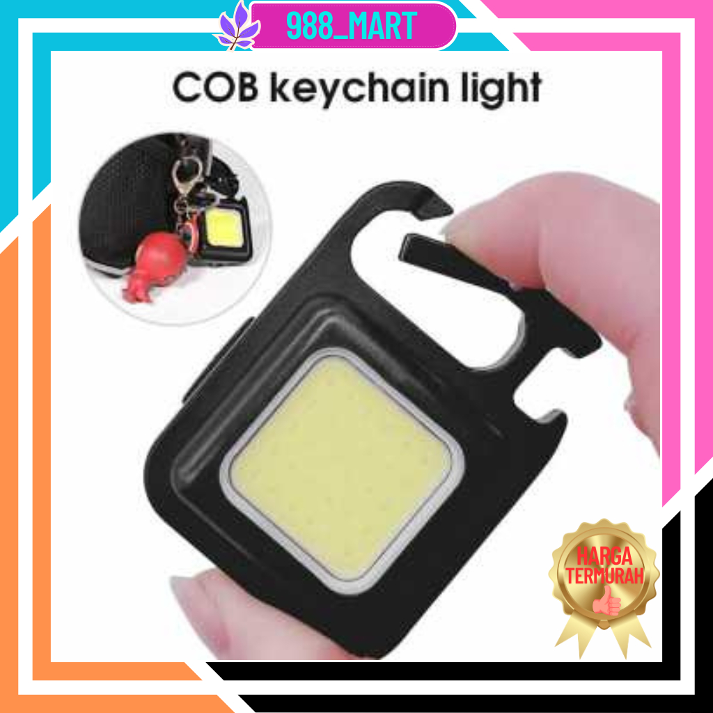 Jual 【COD】【TERMURAH】Senter Mini Lampu LED Light Gantungan Kunci Tahan ...