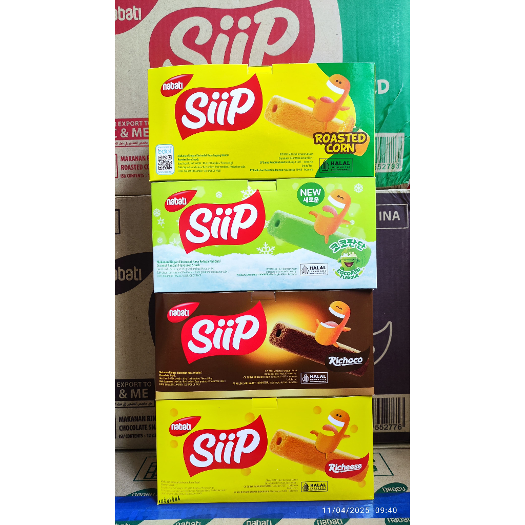 Jual Nabati SIIP Box isi 20 Sip Richesse Richoco Corn Cocopandan ...