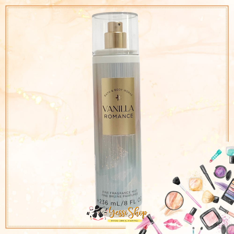 Jual BATH & BODY WORKS VANILLA ROMANCE FINE FRAGRANCE MIST 236ML ...