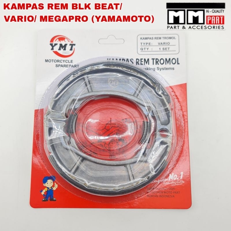 Jual KAMPAS REM BELAKANG BEAT/ VARIO/ MEGAPRO YAMAMOTO - REM TROMOL ...