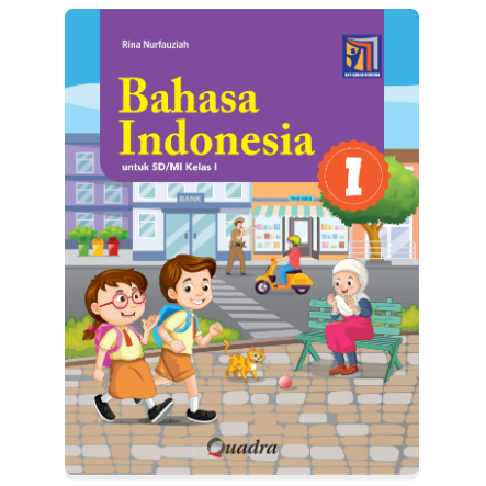 Jual BUKU BAHASA INDONESIA QUADRA SD/MI KELAS 1 KURIKULUM MERDEKA REV TERBARU | Shopee Indonesia