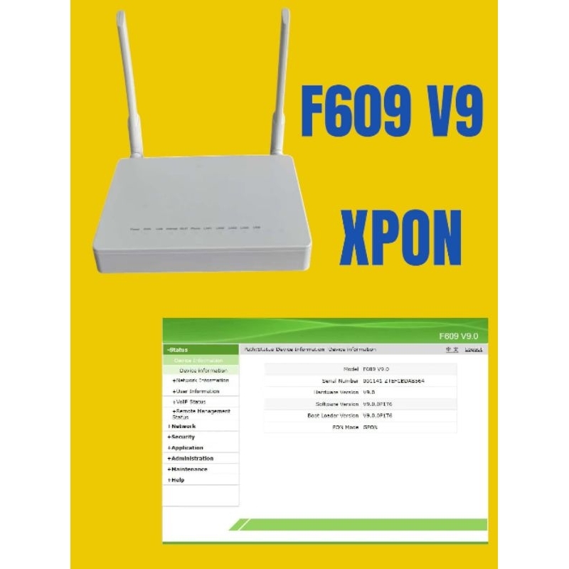 Jual ONT F609 V9 XPON EPON GPON | Shopee Indonesia