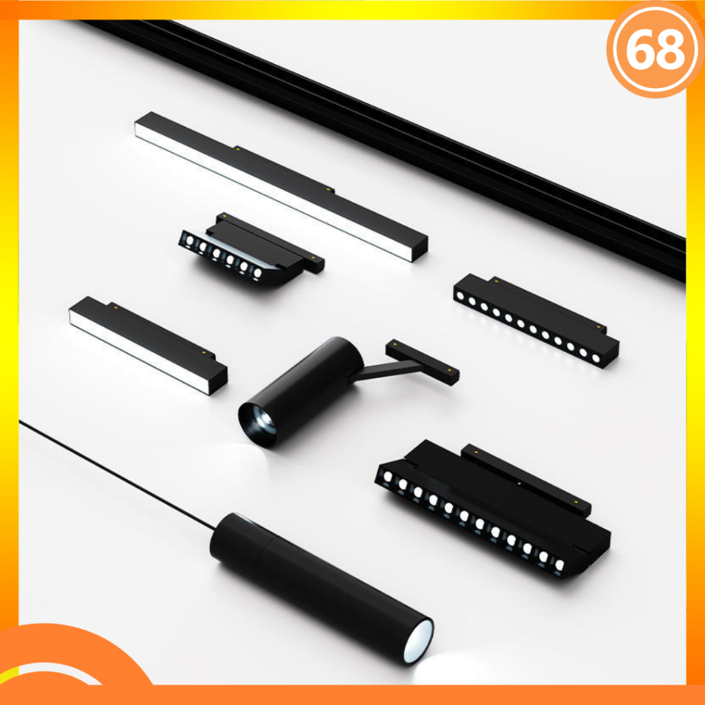 Jual LED Magnetic Track Lighting Rell 48V 1 Meter 2 Meter Magnetic ...