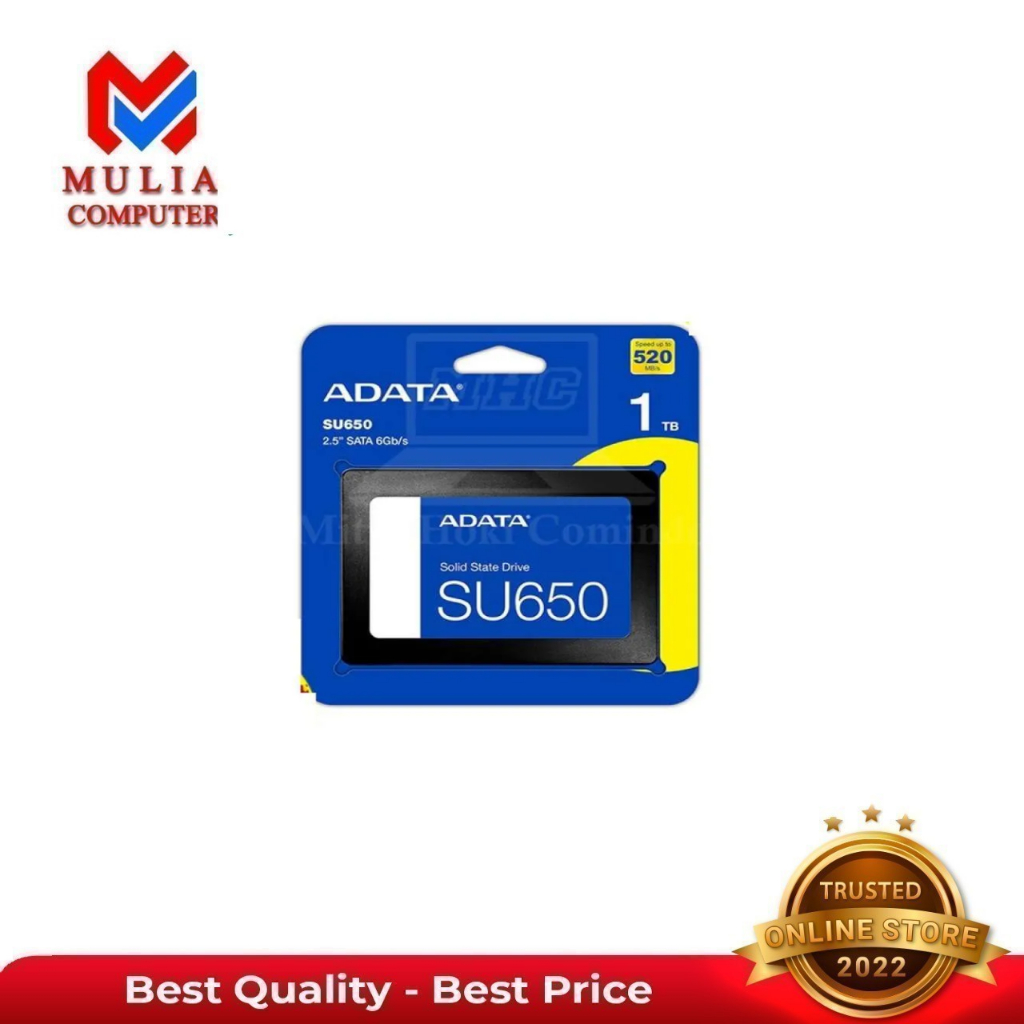 Jual SSD SATA ADATA SU650 (256GB,512GB,1TB) | Shopee Indonesia