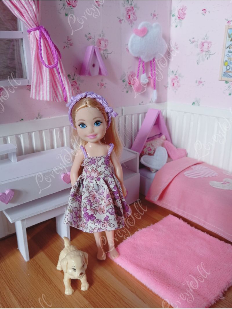Jual LoveyDoll Furniture Barbie /Rumah Barbie / Diorama Chelsea Bedroom ...
