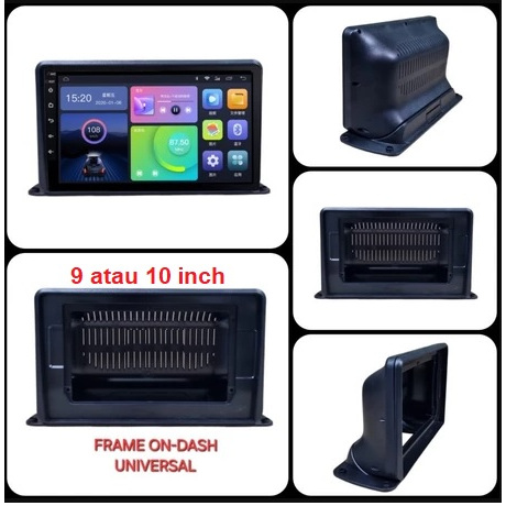 Jual Frame head unit android universal 9 / 10 inch pick up bak truck ...