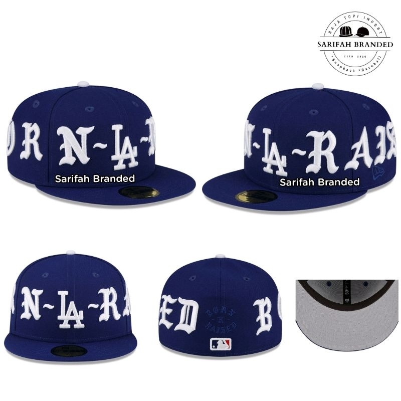 Jual Topi Build Up LA DODGERS Colabs BORN x RAISED Super AA+ Full ...