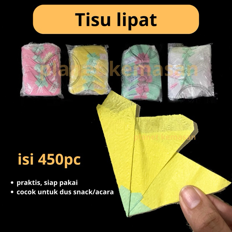 Jual [ISI -+450 pc] TISU TISSUE TISUE LIPAT TISU JADI TISU PRASMANAN ...