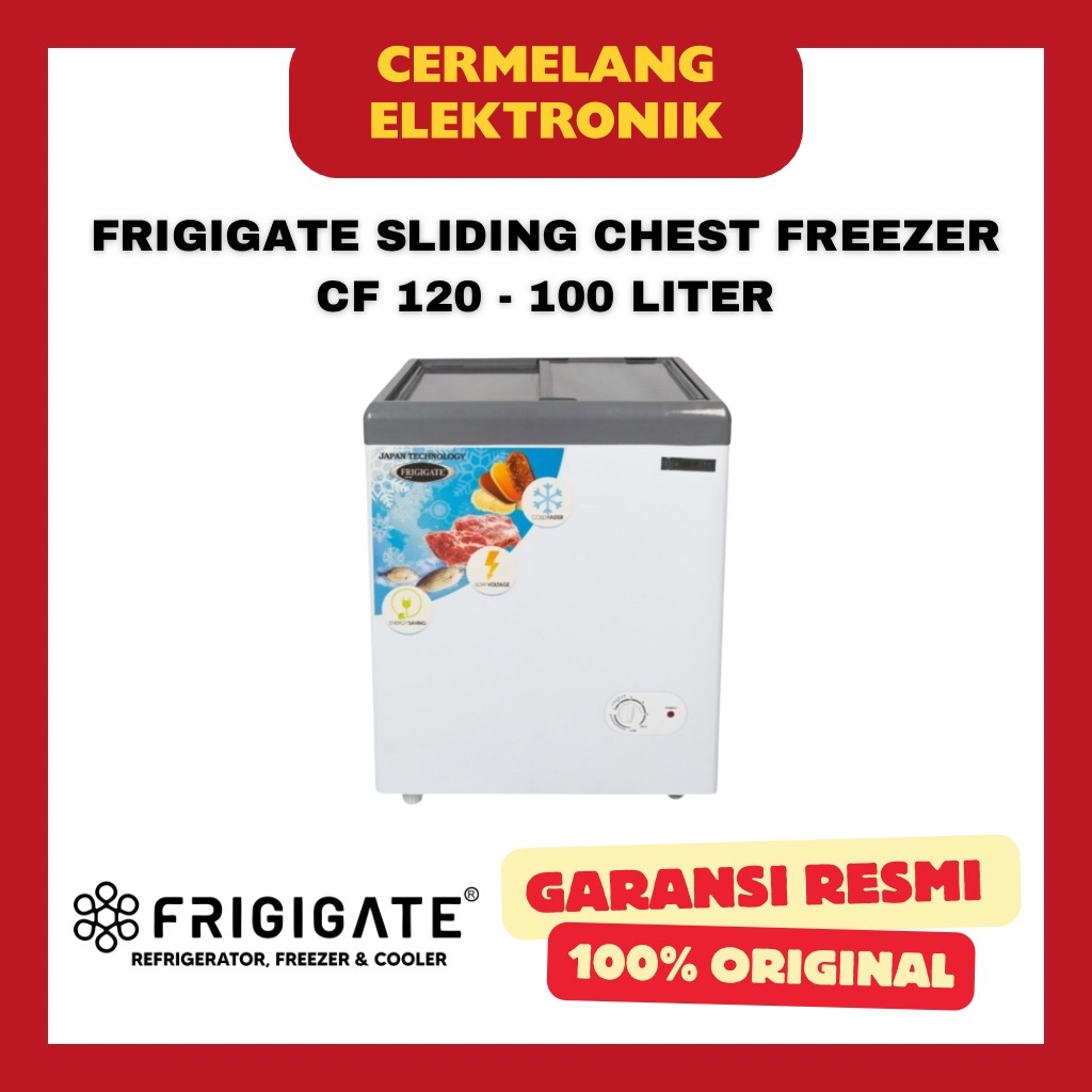 Jual CHEST FREEZER FRIGIGATE 100 LITER - CF 120 SDF / KULKAS FROZEN ...