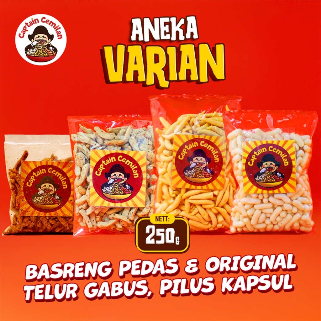 Jual Basreng Stik 250gr Pilus Ikan Telor Gabus 250gr Basreng Rasa Daun ...