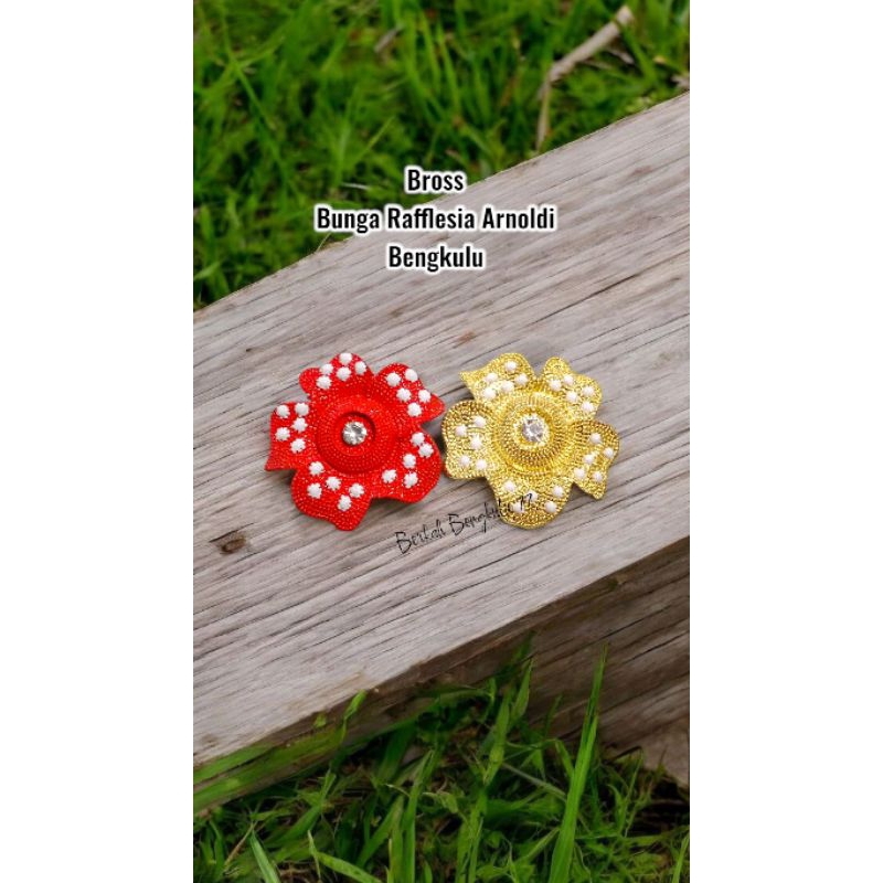 Jual Pin Bross Bunga Rafflesia Arnoldi Bengkulu | Shopee Indonesia