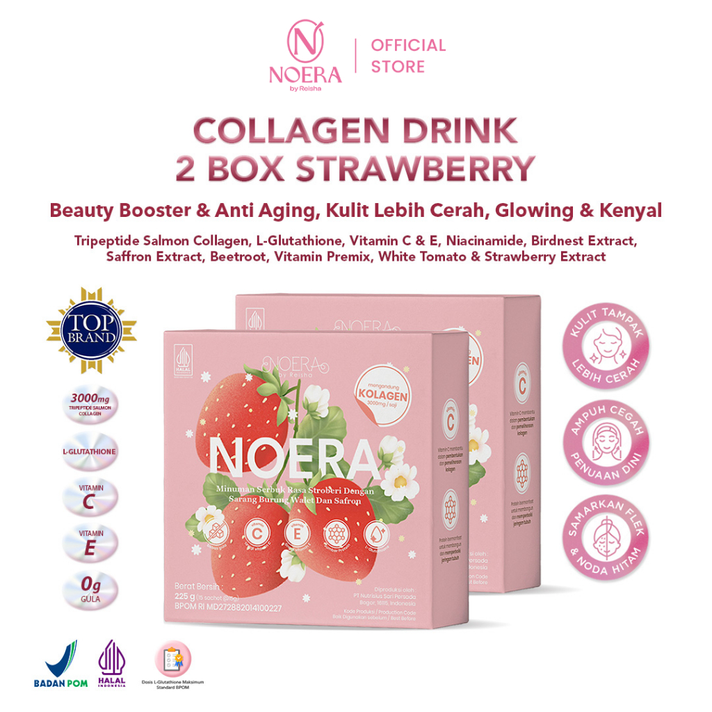 Jual Noera Package 2 Box Noera Collagen Drink Improved Formula | Shopee ...
