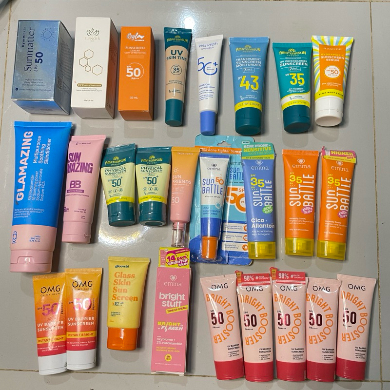 Jual suncreen series | Elenoir | Amaterasun | Wardah | Transparant ...